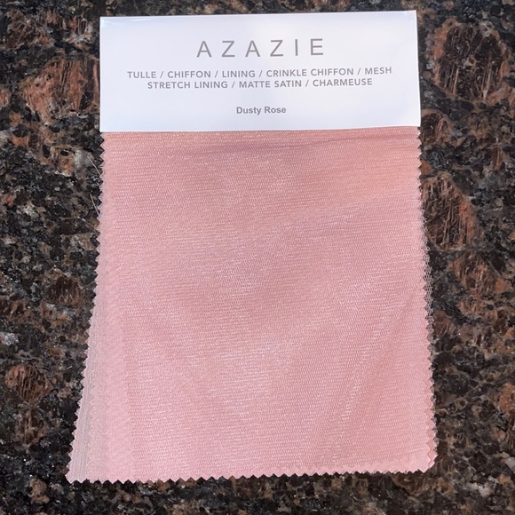 Azazie | Other | Azazie Dusty Rose Color Swatch | Poshmark